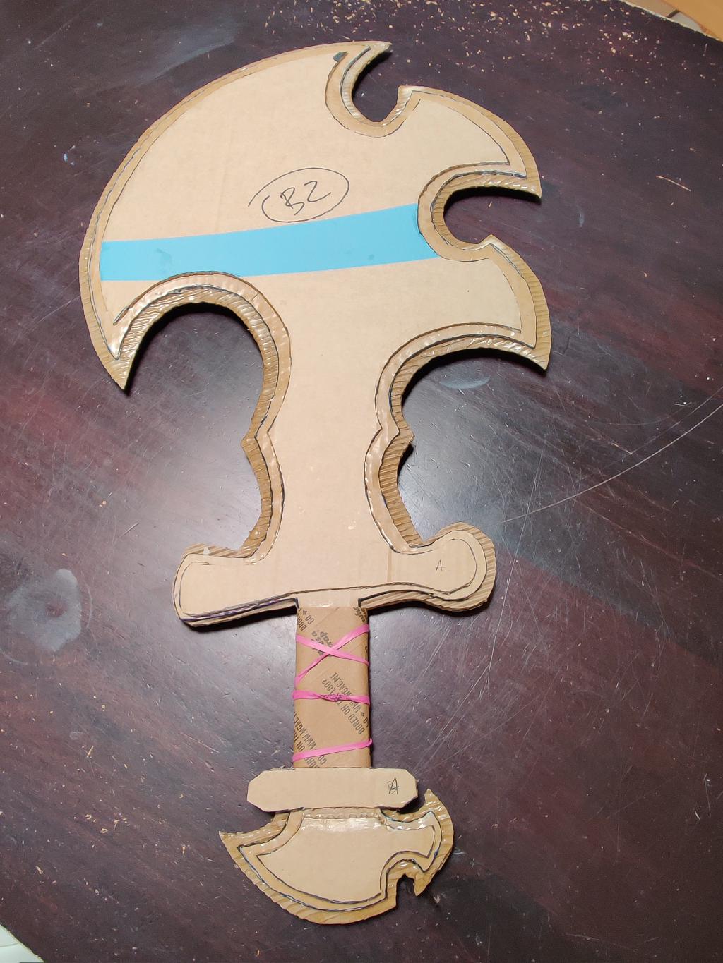 Savage Lynel Sword from Breath of the Wild - Cardboard Build · Andre ...
